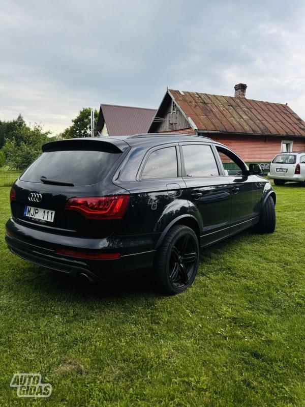 Melns Audi Q7 2012 Šalčininkai, ar dzinēja tilpumu 3.00 L un nobraukumu 350 tūkst. km par 12500 €, foto 5 vietnē AUTOMOTO.COM.LV