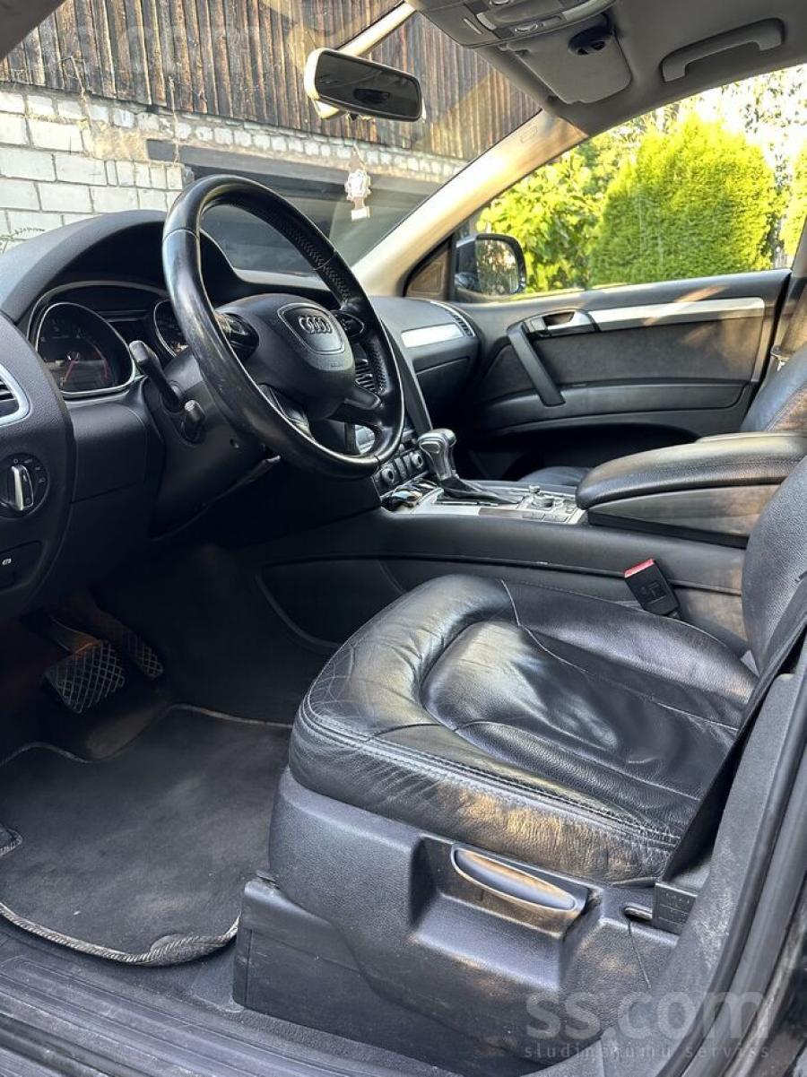 Melns Audi Q7 2012 Ogre, ar dzinēja tilpumu 3.00 L un nobraukumu 290 tūkst. km par 9500 €, foto 6 vietnē AUTOMOTO.COM.LV