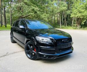 Black Audi Q7 2012 in Riga, with an engine capacity of 3.00 L and mileage of 0 thousand km for 12990 €, photo 1 on AUTOMOTO.COM.LV