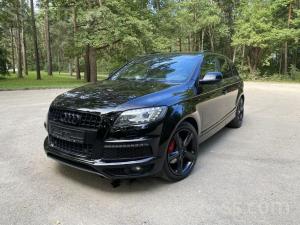 Black Audi Q7 2012 in Riga, with an engine capacity of 3.00 L and mileage of 0 thousand km for 12990 €, photo 3 on AUTOMOTO.COM.LV