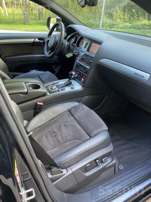 Black Audi Q7 2012 in Riga, with an engine capacity of 3.00 L and mileage of 0 thousand km for 12990 €, photo 7 on AUTOMOTO.COM.LV