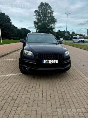 Melns Audi Q7 2012 Liepāja, ar dzinēja tilpumu 3.00 L un nobraukumu 263 tūkst. km par 15000 €, foto  vietnē AUTOMOTO.COM.LV