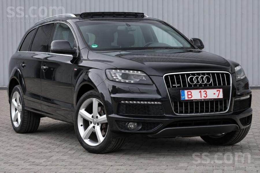 Melns Audi Q7 2012 Tukums, ar dzinēja tilpumu 3.00 L un nobraukumu 272 tūkst. km par 12500 €, foto 1 vietnē AUTOMOTO.COM.LV