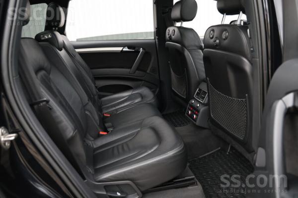 Audi Q7 2012 in Tukums on AUTOMOTO.COM.LV Black Audi Q7 2012 in Tukums, with an engine capacity of 3.00 L and mileage of 272 thousand km for 12500 €, photo 8 on AUTOMOTO.COM.LV