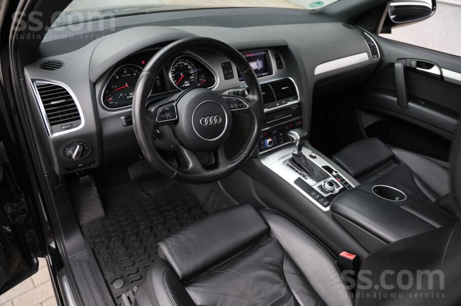 Melns Audi Q7 2012 Tukums, ar dzinēja tilpumu 3.00 L un nobraukumu 272 tūkst. km par 12500 €, foto 12 vietnē AUTOMOTO.COM.LV
