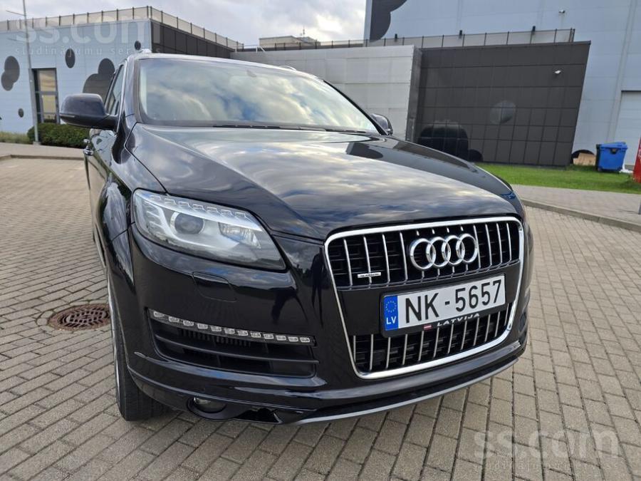 Melns Audi Q7 2012 Rīga, ar dzinēja tilpumu 3.00 L un nobraukumu 235 tūkst. km par 11590 €, foto 1 vietnē AUTOMOTO.COM.LV