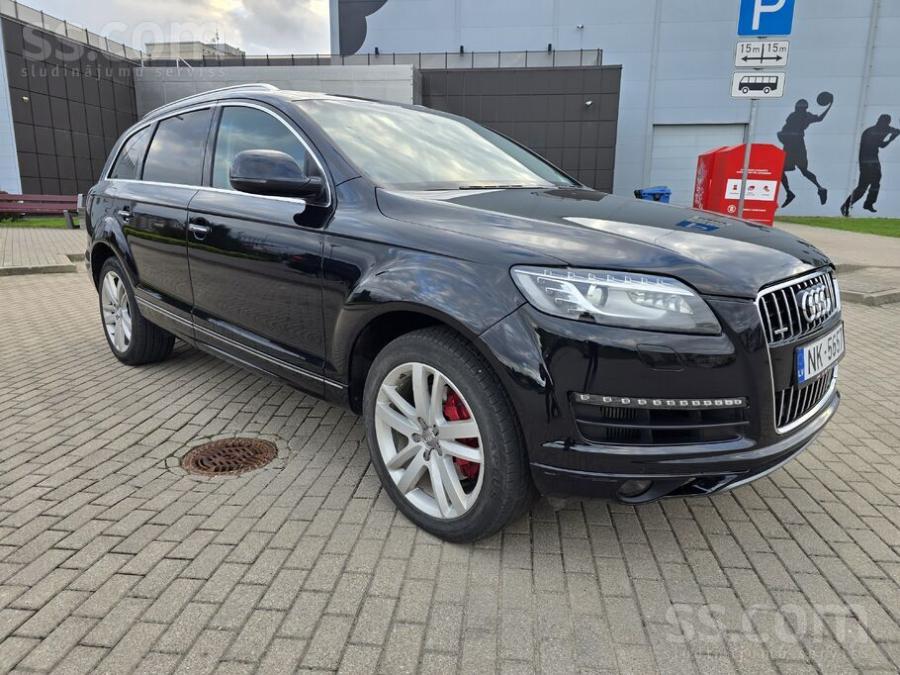 Melns Audi Q7 2012 Rīga, ar dzinēja tilpumu 3.00 L un nobraukumu 235 tūkst. km par 11590 €, foto 3 vietnē AUTOMOTO.COM.LV