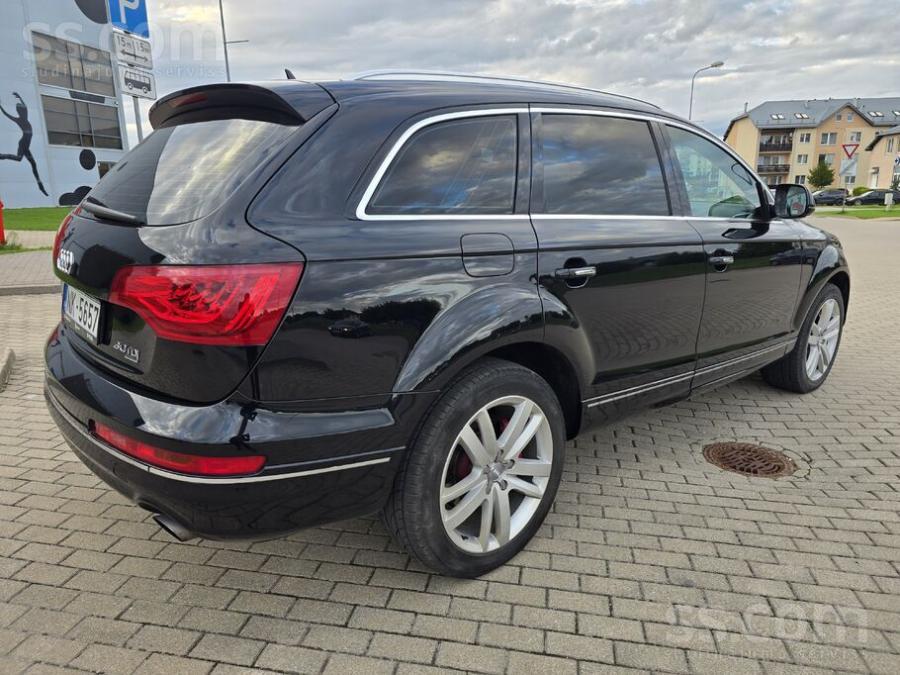 Melns Audi Q7 2012 Rīga, ar dzinēja tilpumu 3.00 L un nobraukumu 235 tūkst. km par 11590 €, foto 6 vietnē AUTOMOTO.COM.LV