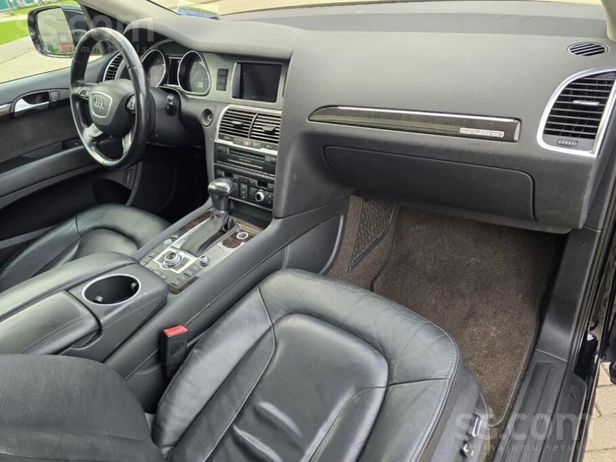 Melns Audi Q7 2012 Rīga, ar dzinēja tilpumu 3.00 L un nobraukumu 235 tūkst. km par 11590 €, foto 15 vietnē AUTOMOTO.COM.LV