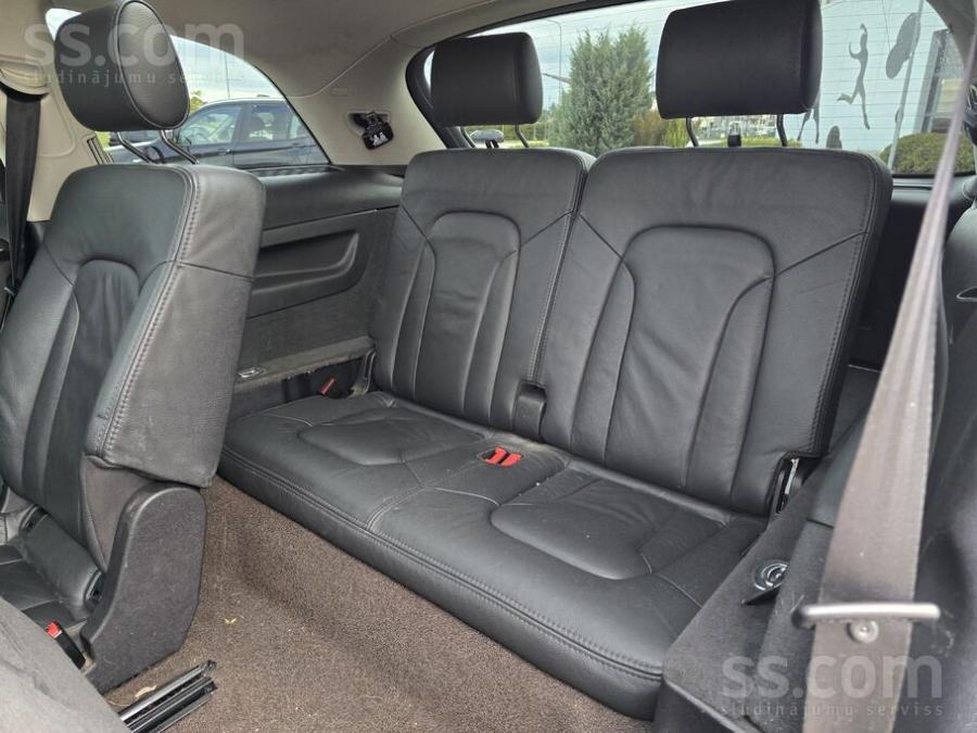 Melns Audi Q7 2012 Rīga, ar dzinēja tilpumu 3.00 L un nobraukumu 235 tūkst. km par 11590 €, foto 19 vietnē AUTOMOTO.COM.LV