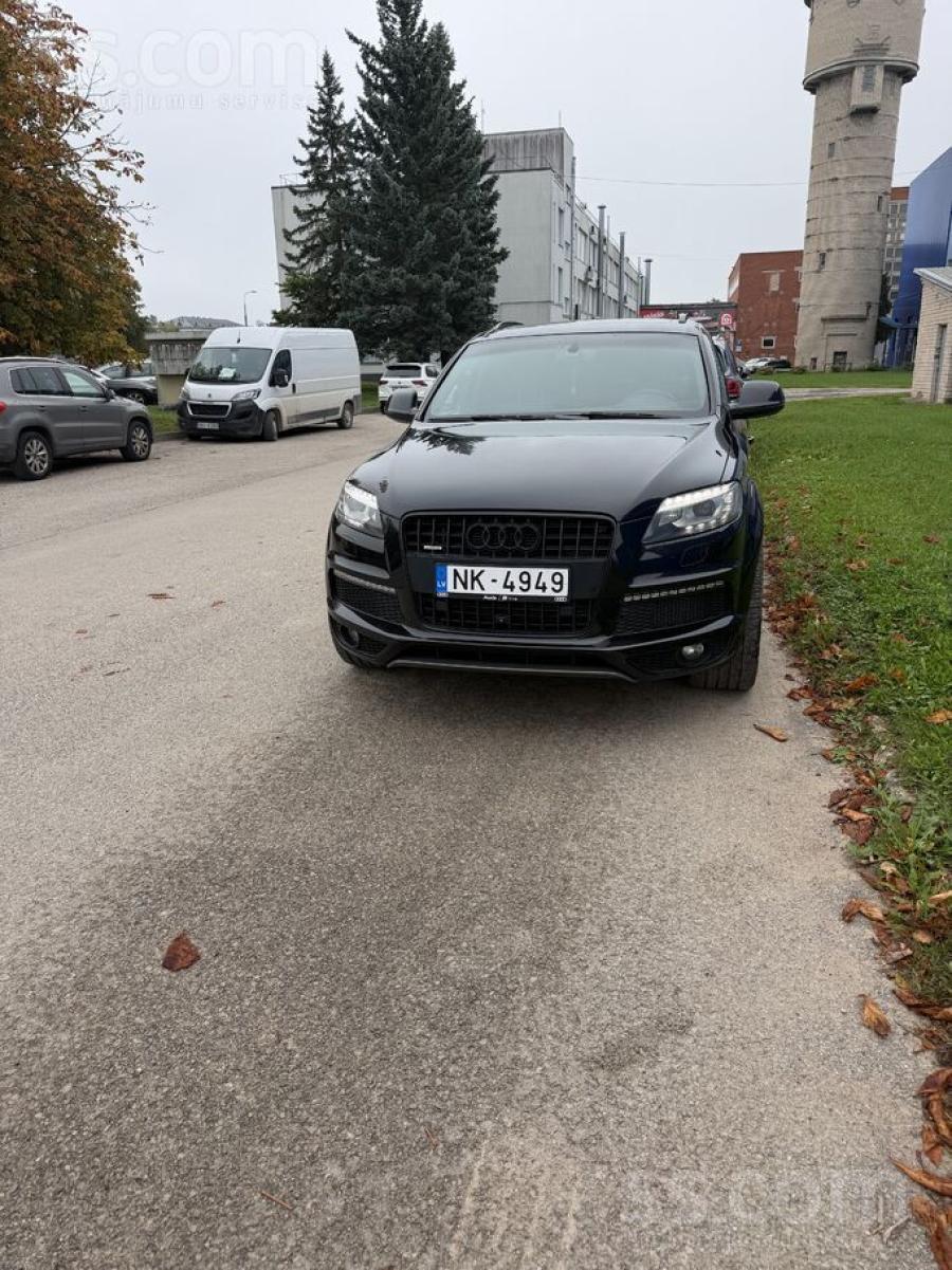 Black Audi Q7 2012 in Rezekne, with an engine capacity of 3.00 L and mileage of 238 thousand km for 11800 €, photo 6 on AUTOMOTO.COM.LV