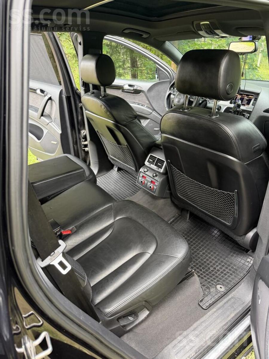 Black Audi Q7 2012 in Rezekne, with an engine capacity of 3.00 L and mileage of 238 thousand km for 11800 €, photo 17 on AUTOMOTO.COM.LV