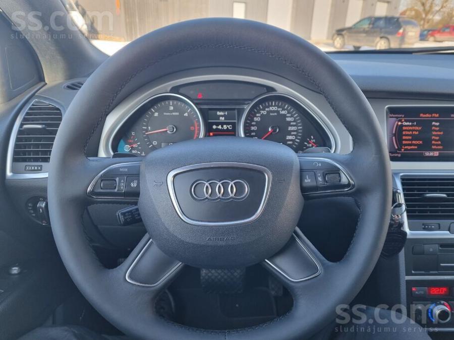 Black Audi Q7 2013 in Gulbene, with an engine capacity of 3.00 L and mileage of 280 thousand km for 12000 €, photo 14 on AUTOMOTO.COM.LV