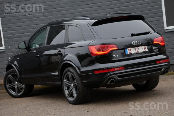 Melns Audi Q7 2013 Tukums, ar dzinēja tilpumu 3.00 L un nobraukumu 248 tūkst. km par 13900 €, foto 4 vietnē AUTOMOTO.COM.LV