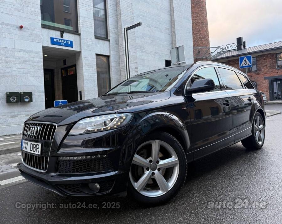 Melns Audi Q7 2013 Tallina, ar dzinēja tilpumu 3.00 L un nobraukumu 254 tūkst. km par 14990 €, foto 4 vietnē AUTOMOTO.COM.LV