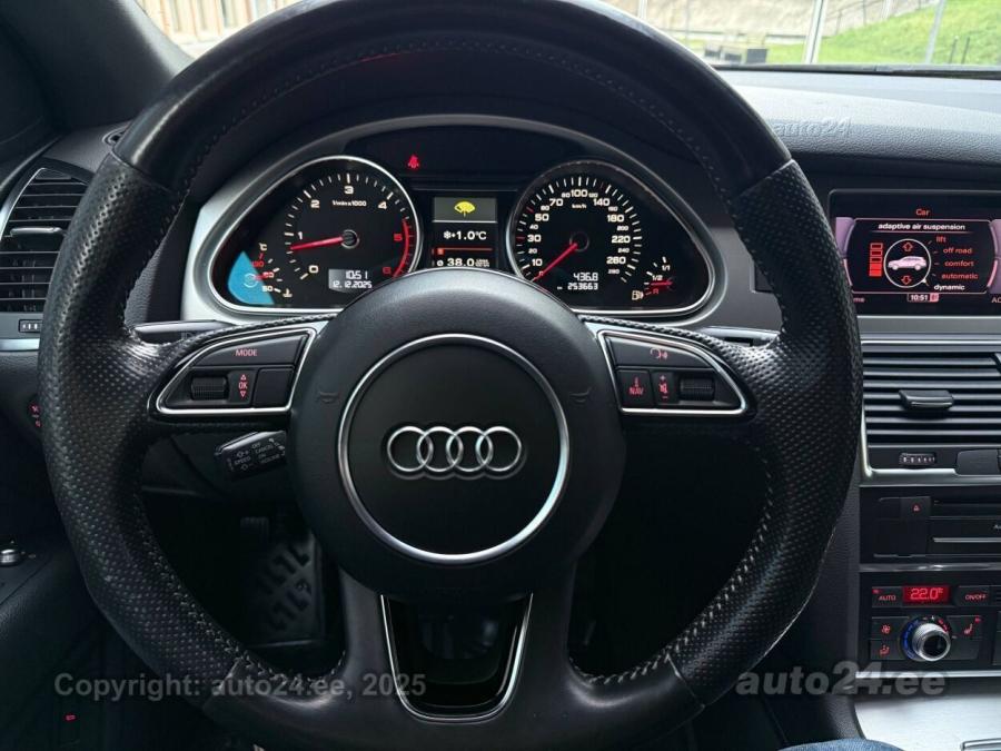Melns Audi Q7 2013 Tallina, ar dzinēja tilpumu 3.00 L un nobraukumu 254 tūkst. km par 14990 €, foto 27 vietnē AUTOMOTO.COM.LV