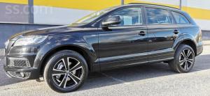 Black Audi Q7 2013 in Riga, with an engine capacity of 3.00 L and mileage of 0 thousand km for 11490 €, photo 2 on AUTOMOTO.COM.LV