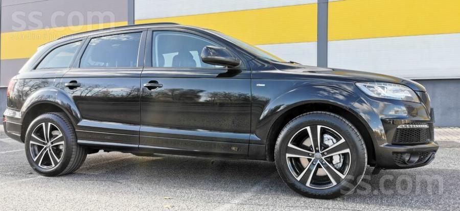 Black Audi Q7 2013 in Riga, with an engine capacity of 3.00 L and mileage of 0 thousand km for 11490 €, photo 11 on AUTOMOTO.COM.LV