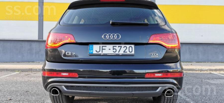 Black Audi Q7 2013 in Riga, with an engine capacity of 3.00 L and mileage of 0 thousand km for 11490 €, photo 15 on AUTOMOTO.COM.LV