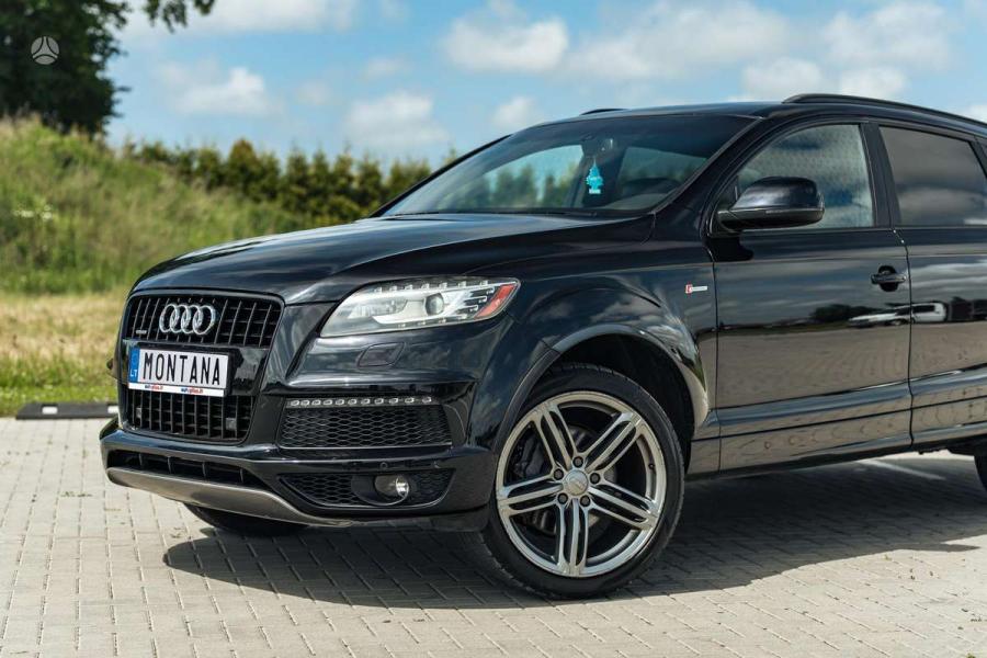 Black Audi Q7 2013 in Klaipeda, with an engine capacity of 3.00 L and mileage of 218 thousand km for 10999 €, photo 2 on AUTOMOTO.COM.LV