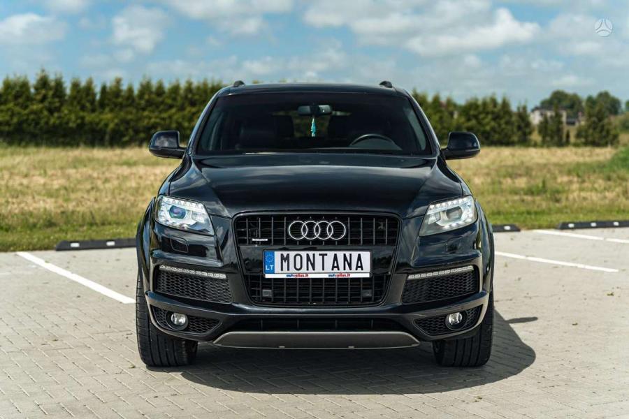 Black Audi Q7 2013 in Klaipeda, with an engine capacity of 3.00 L and mileage of 218 thousand km for 10999 €, photo 3 on AUTOMOTO.COM.LV