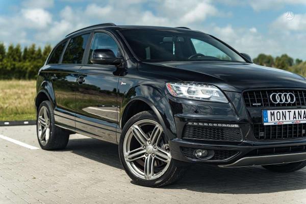 Black Audi Q7 2013 in Klaipeda, with an engine capacity of 3.00 L and mileage of 218 thousand km for 10999 €, photo 5 on AUTOMOTO.COM.LV