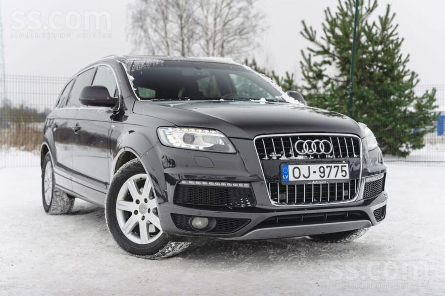 Melns Audi Q7 2013 Rīga, ar dzinēja tilpumu 3.00 L un nobraukumu 349 tūkst. km par 15200 €, foto 3 vietnē AUTOMOTO.COM.LV