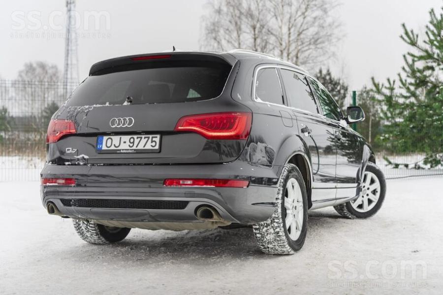 Melns Audi Q7 2013 Rīga, ar dzinēja tilpumu 3.00 L un nobraukumu 349 tūkst. km par 15200 €, foto 6 vietnē AUTOMOTO.COM.LV