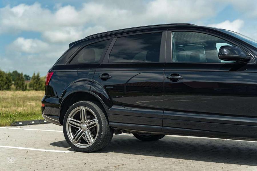 Melns Audi Q7 2013 Klaipėda, ar dzinēja tilpumu 3.00 L un nobraukumu 218 tūkst. km par 10999 €, foto 9 vietnē AUTOMOTO.COM.LV