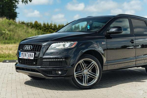 Black Audi Q7 2013 in Klaipeda, with an engine capacity of 3.00 L and mileage of 218 thousand km for 10999 €, photo 2 on AUTOMOTO.COM.LV