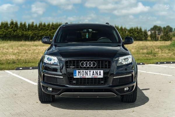 Black Audi Q7 2013 in Klaipeda, with an engine capacity of 3.00 L and mileage of 218 thousand km for 10999 €, photo 3 on AUTOMOTO.COM.LV