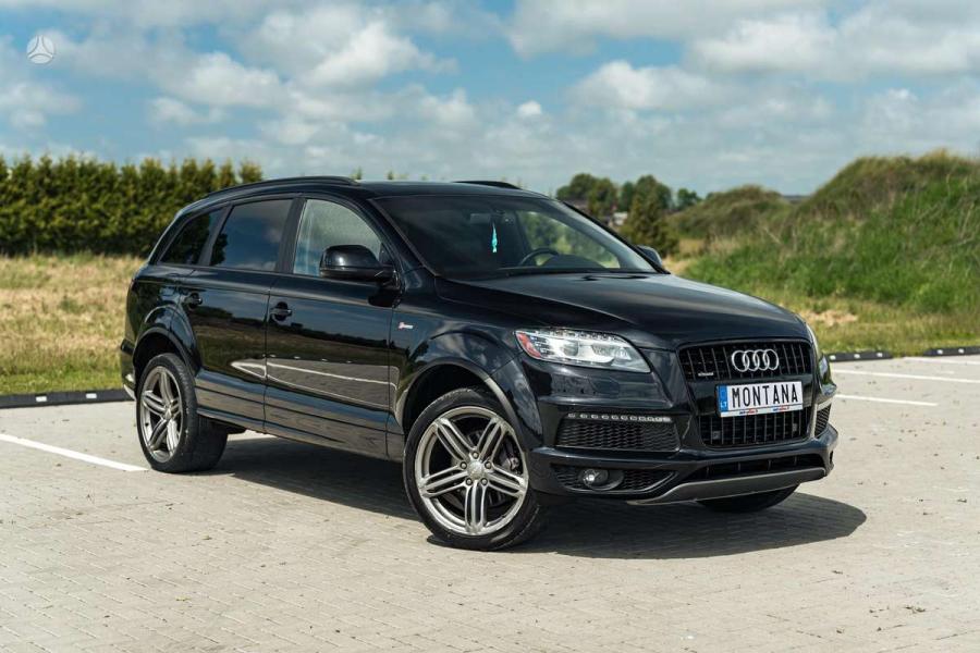 Melns Audi Q7 2013 Klaipėda, ar dzinēja tilpumu 3.00 L un nobraukumu 218 tūkst. km par 10999 €, foto 4 vietnē AUTOMOTO.COM.LV