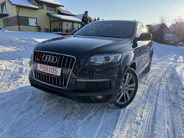 Melns Audi Q7 2013 Kauņa, ar dzinēja tilpumu 2.97 L un nobraukumu 281 tūkst. km par 12200 €, foto 2 vietnē AUTOMOTO.COM.LV