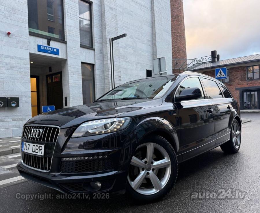 Melns Audi Q7 2013 Tallina, ar dzinēja tilpumu 3.00 L un nobraukumu 254 tūkst. km par 13990 €, foto 3 vietnē AUTOMOTO.COM.LV
