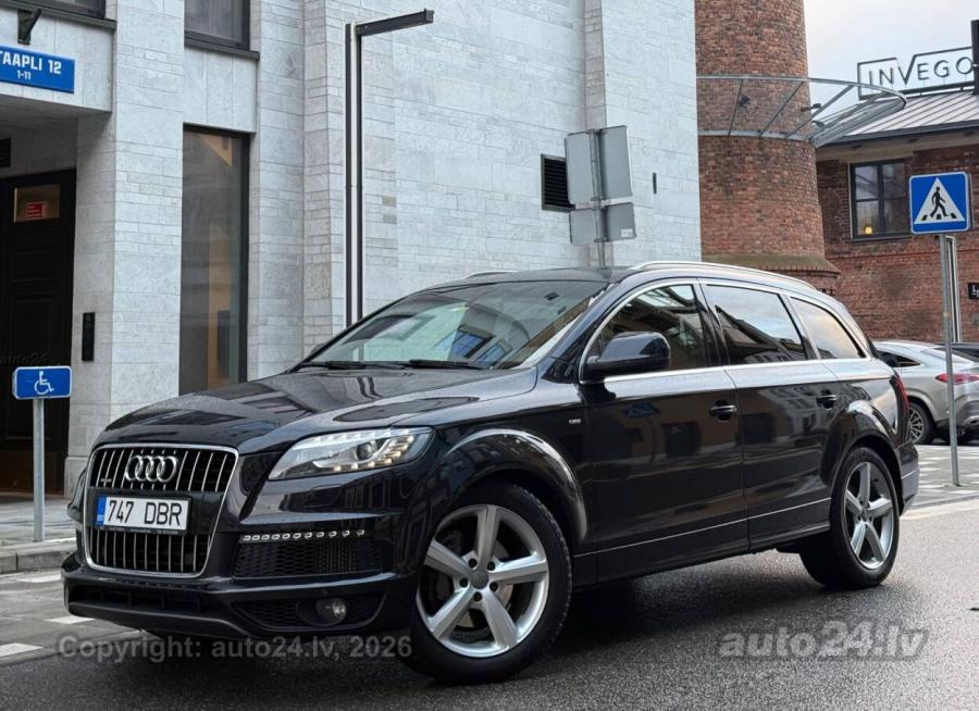 Melns Audi Q7 2013 Tallina, ar dzinēja tilpumu 3.00 L un nobraukumu 254 tūkst. km par 13990 €, foto 4 vietnē AUTOMOTO.COM.LV