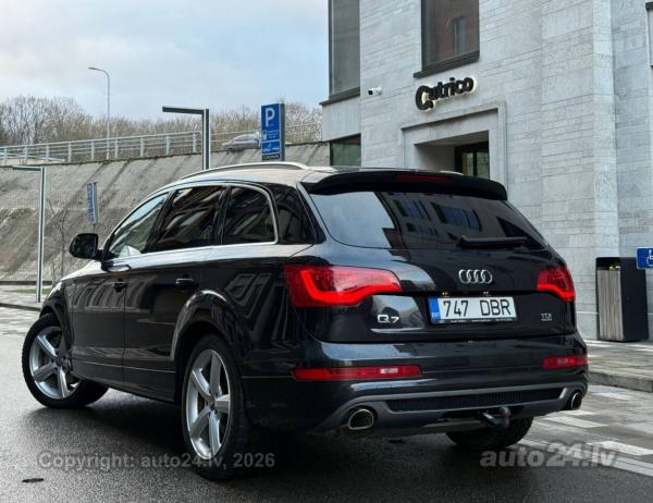 Black Audi Q7 2013 in Tallinn, with an engine capacity of 3.00 L and mileage of 254 thousand km for 13990 €, photo 11 on AUTOMOTO.COM.LV