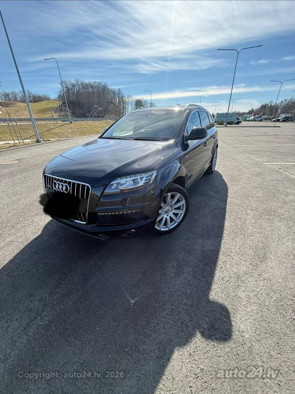 Black Audi Q7 2013 in Tallinn, with an engine capacity of 3.00 L and mileage of 227 thousand km for 14900 €, photo 1 on AUTOMOTO.COM.LV