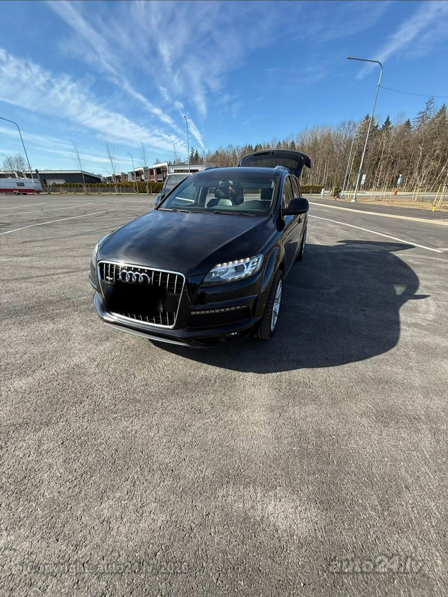 Black Audi Q7 2013 in Tallinn, with an engine capacity of 3.00 L and mileage of 227 thousand km for 14900 €, photo 11 on AUTOMOTO.COM.LV