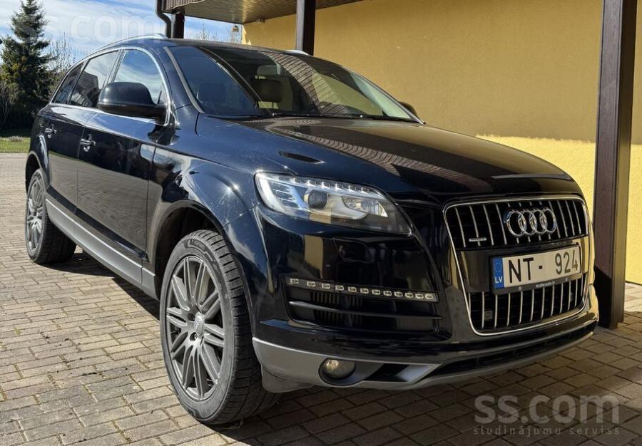 Melns Audi Q7 2013 Rīga, ar dzinēja tilpumu 3.00 L un nobraukumu 275 tūkst. km par 9500 €, foto 5 vietnē AUTOMOTO.COM.LV