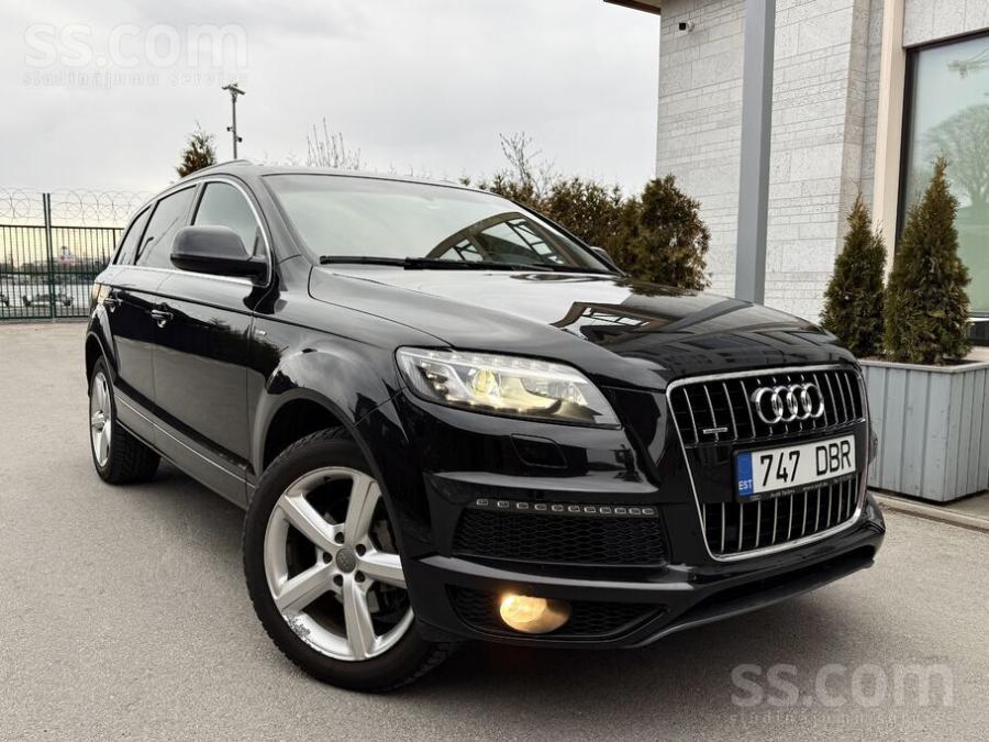 Melns Audi Q7 2013 Tallina, ar dzinēja tilpumu 3.00 L un nobraukumu 254 tūkst. km par 11999 €, foto 3 vietnē AUTOMOTO.COM.LV