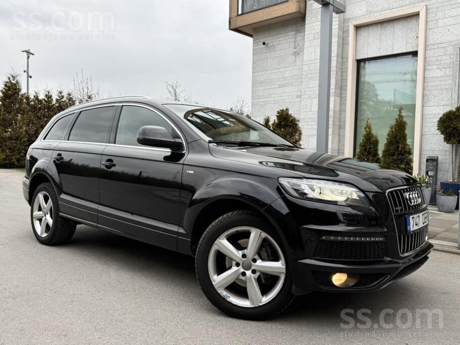 Melns Audi Q7 2013 Tallina, ar dzinēja tilpumu 3.00 L un nobraukumu 254 tūkst. km par 11999 €, foto 4 vietnē AUTOMOTO.COM.LV