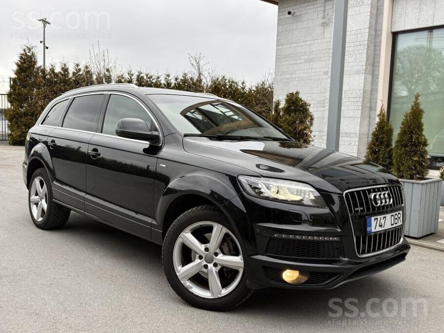 Melns Audi Q7 2013 Tallina, ar dzinēja tilpumu 3.00 L un nobraukumu 254 tūkst. km par 11999 €, foto 5 vietnē AUTOMOTO.COM.LV