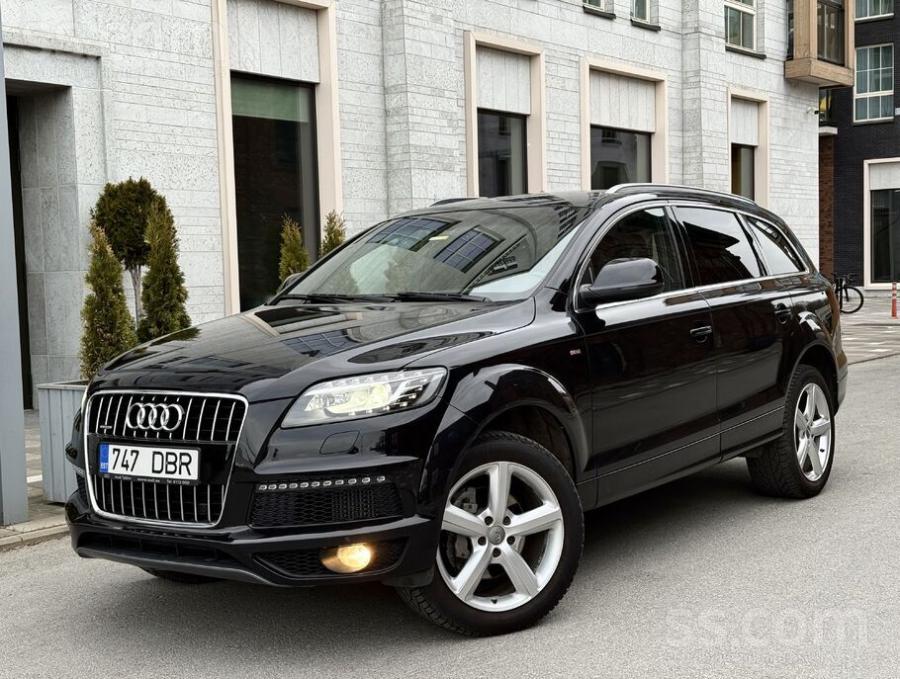 Melns Audi Q7 2013 Tallina, ar dzinēja tilpumu 3.00 L un nobraukumu 254 tūkst. km par 11999 €, foto 7 vietnē AUTOMOTO.COM.LV