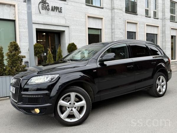 Melns Audi Q7 2013 Tallina, ar dzinēja tilpumu 3.00 L un nobraukumu 254 tūkst. km par 11999 €, foto 7 vietnē AUTOMOTO.COM.LV