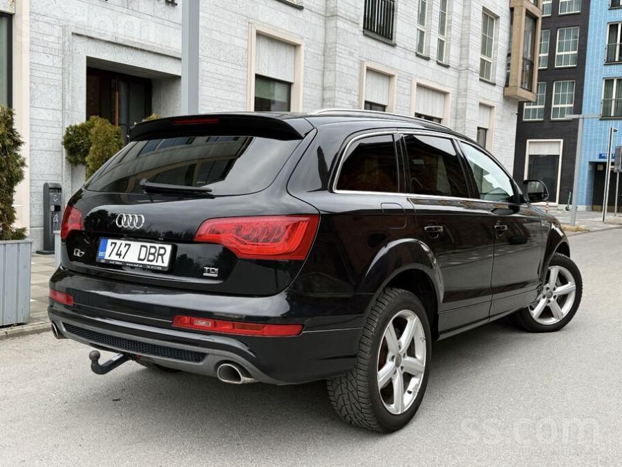 Melns Audi Q7 2013 Tallina, ar dzinēja tilpumu 3.00 L un nobraukumu 254 tūkst. km par 11999 €, foto 16 vietnē AUTOMOTO.COM.LV