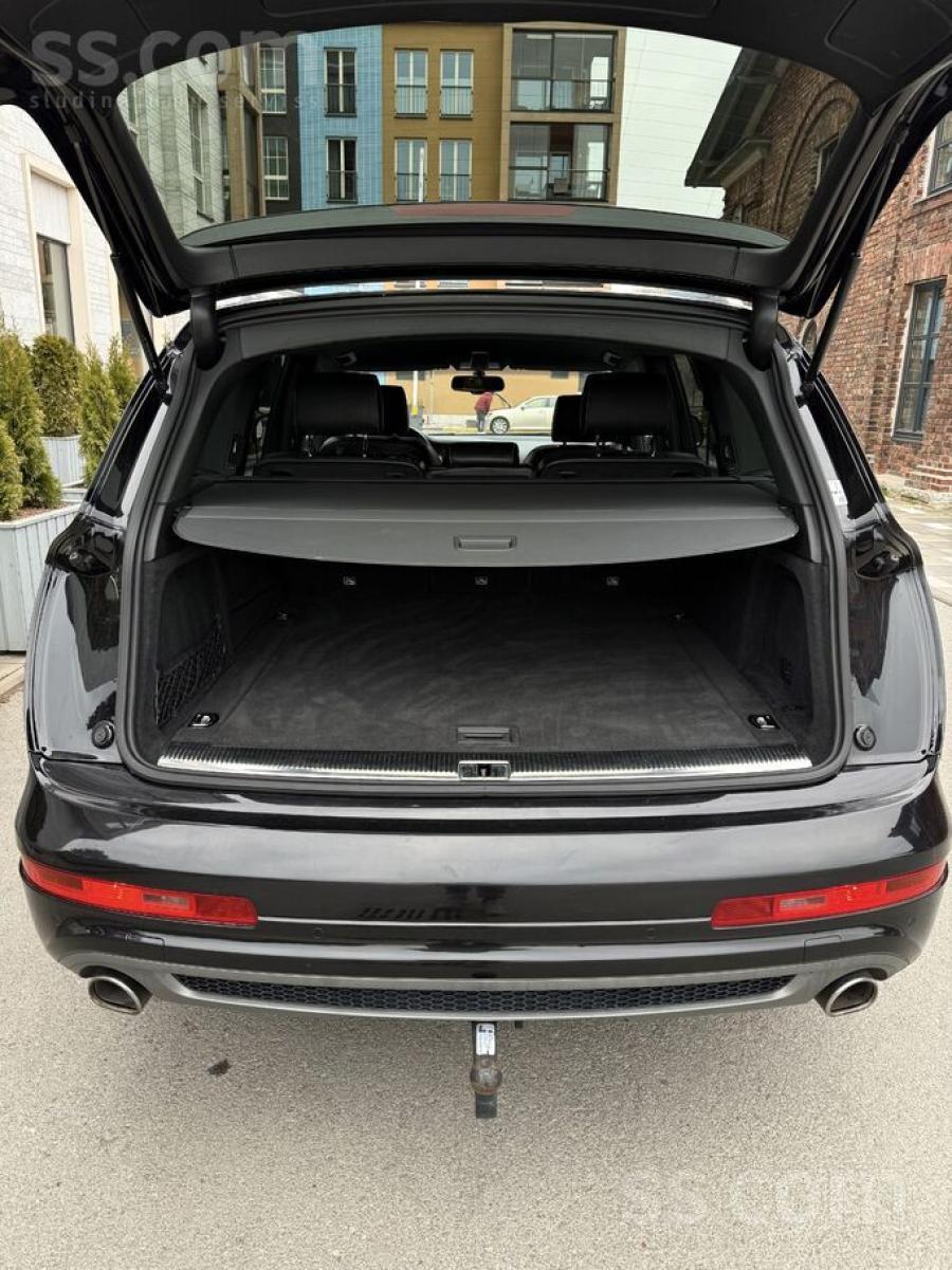 Melns Audi Q7 2013 Tallina, ar dzinēja tilpumu 3.00 L un nobraukumu 254 tūkst. km par 11999 €, foto 18 vietnē AUTOMOTO.COM.LV