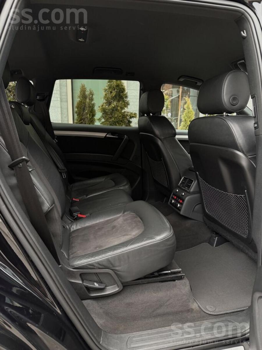 Melns Audi Q7 2013 Tallina, ar dzinēja tilpumu 3.00 L un nobraukumu 254 tūkst. km par 11999 €, foto 19 vietnē AUTOMOTO.COM.LV