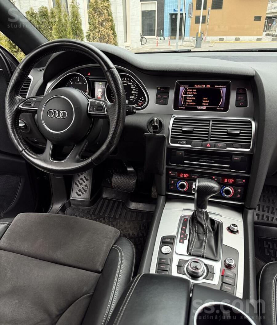 Melns Audi Q7 2013 Tallina, ar dzinēja tilpumu 3.00 L un nobraukumu 254 tūkst. km par 11999 €, foto 22 vietnē AUTOMOTO.COM.LV