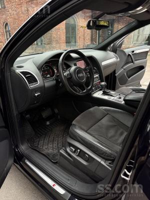Melns Audi Q7 2013 Tallina, ar dzinēja tilpumu 3.00 L un nobraukumu 254 tūkst. km par 11999 €, foto 24 vietnē AUTOMOTO.COM.LV