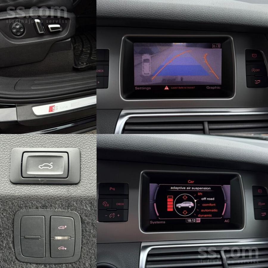 Melns Audi Q7 2013 Tallina, ar dzinēja tilpumu 3.00 L un nobraukumu 254 tūkst. km par 11999 €, foto 28 vietnē AUTOMOTO.COM.LV